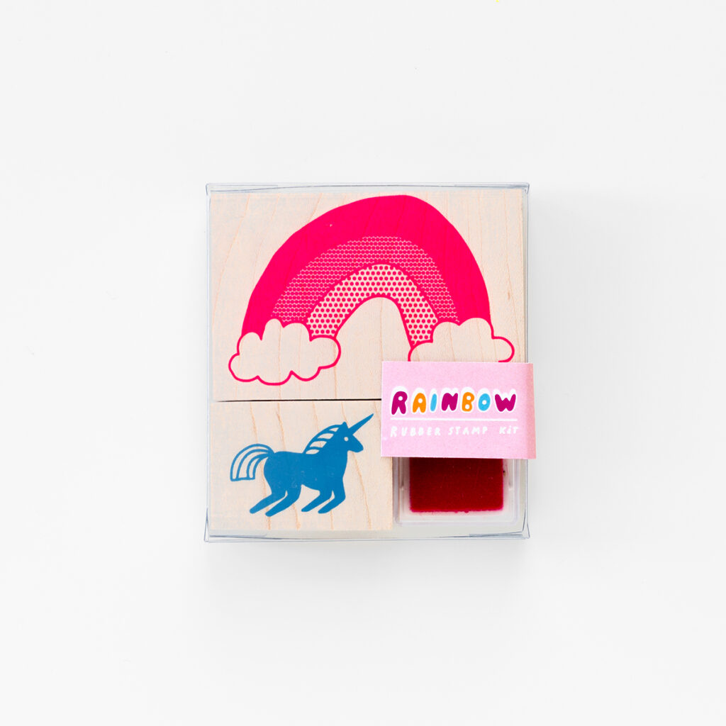 Unicorn & Rainbow Small Stamp Kit - GiftsToMe